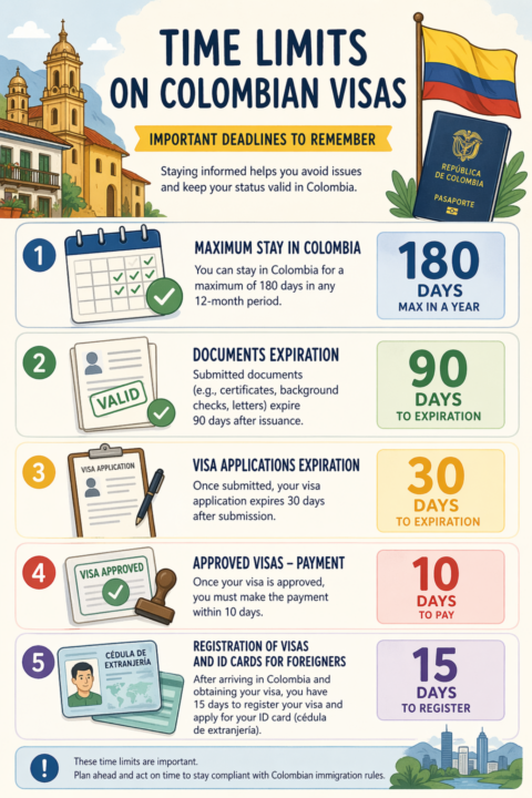 Colombia Visa Timeline, Processing Time, and How Long You Can Stay Legally